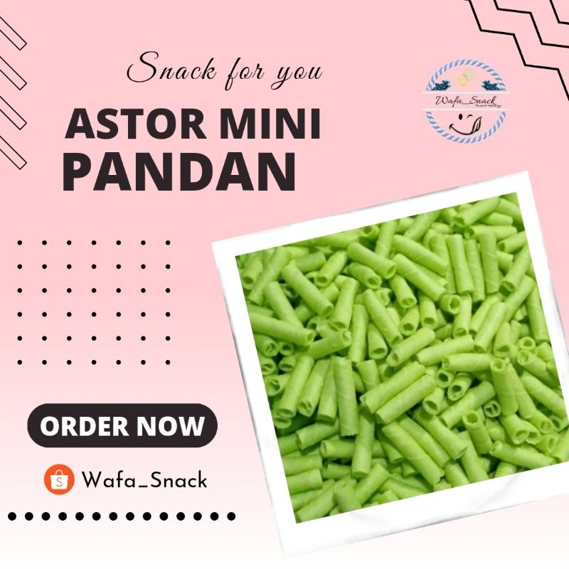 Jual 1kg ASTOR / WAFER ROLL BARCELONA RASA PANDAN | Shopee Indonesia