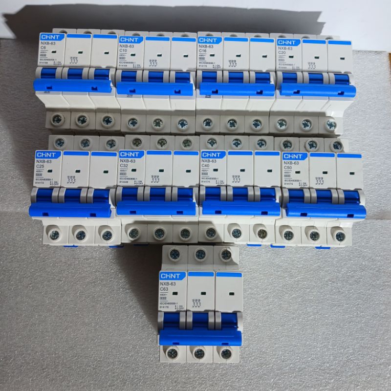 Jual Mcb chint 3 phase 6A/10A/16A/20A/25A/32A/40A/50A/63A | Shopee Indonesia