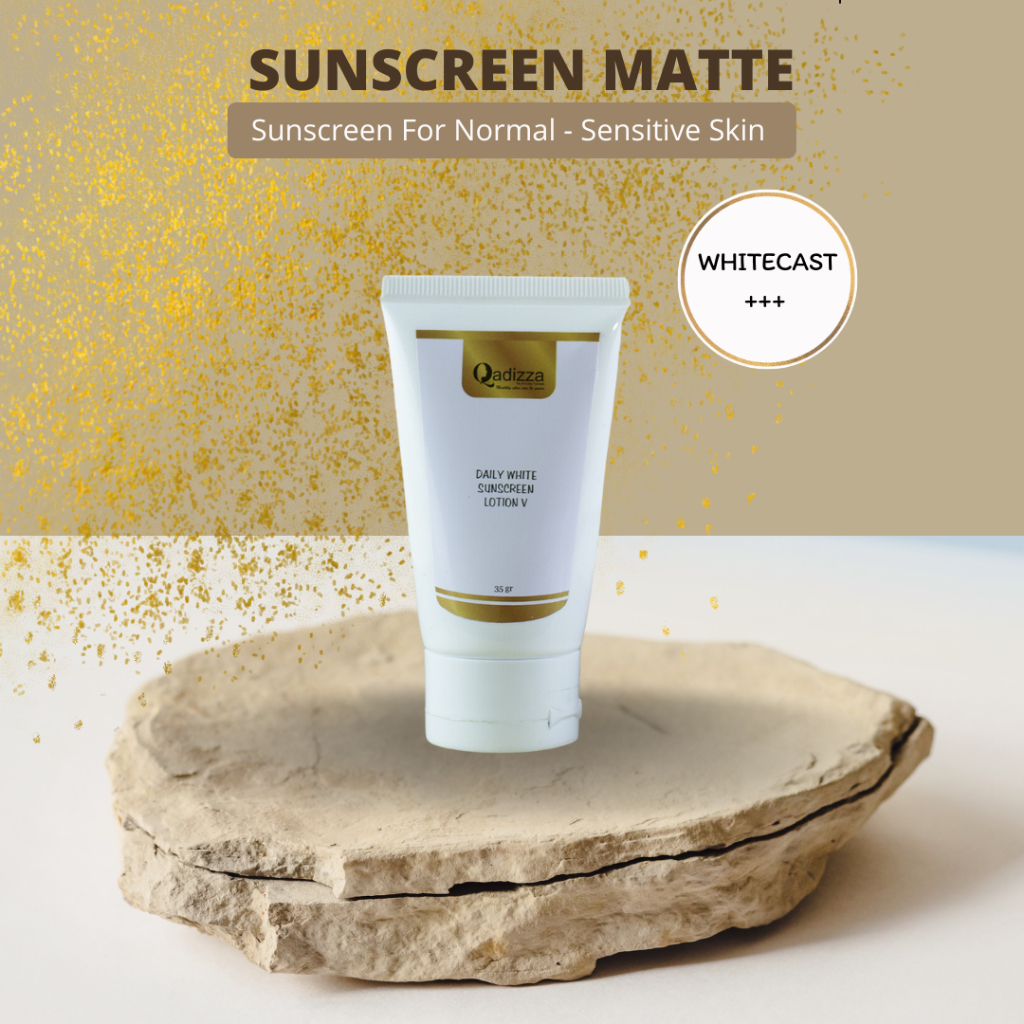 Jual QADIZZA SUNSCREEN MATTE SPF 50 For NORMAL Skin 35 gr (Rekomendasi Untuk Kulit Normal ...
