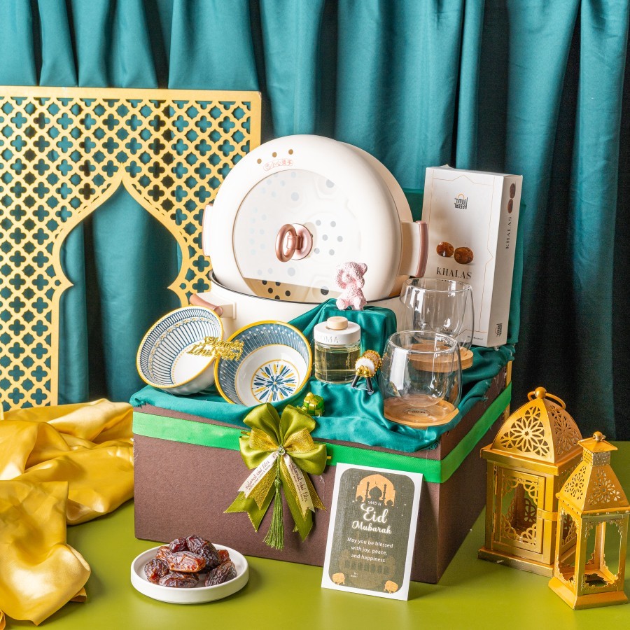 Jual Qua Premium Eid Parcel Hampers Big Electric Pot Paket Hadiah ...