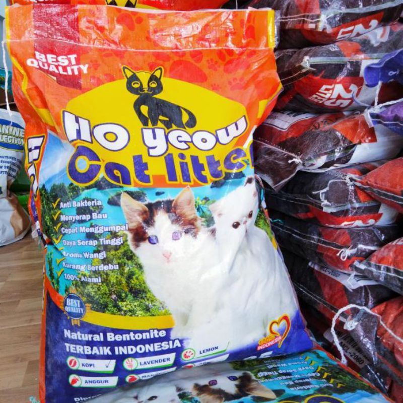 Jual Grab Go-Jek Pasir Kucing Ho Yeow Cat Liter 25lt Pasir Wangi Pasir ...