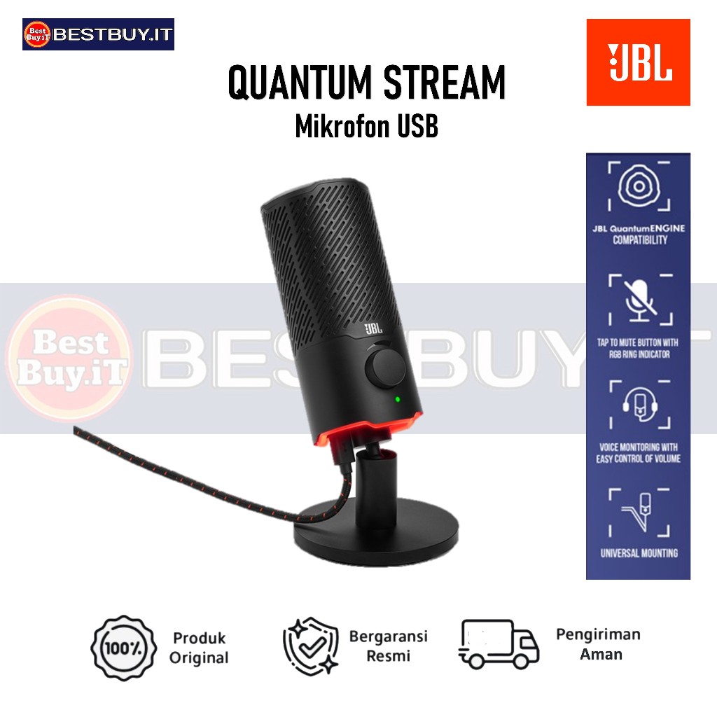 Jual JBL Quantum Stream Microphone | Shopee Indonesia