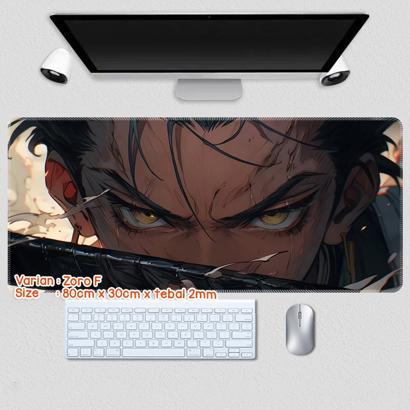 Jual PREMIUM MOUSE PAD PANJANG RORONOA ZORO ONE PIECE | LARGE KEYBOARD ...
