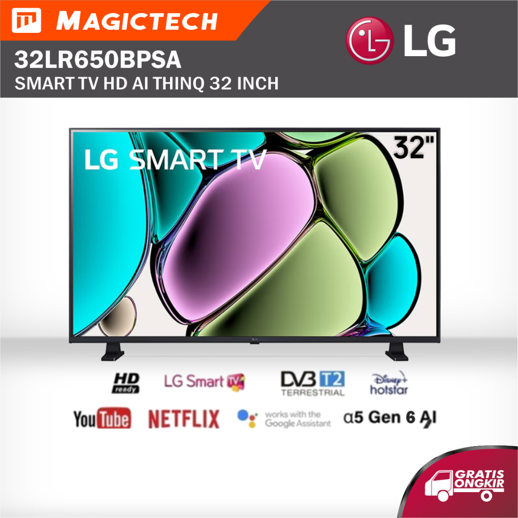 Jual SMART TV LG 32 INCH / 32" 32LR650BPSA HDR HD ThinQ AI - 32LR650 ...