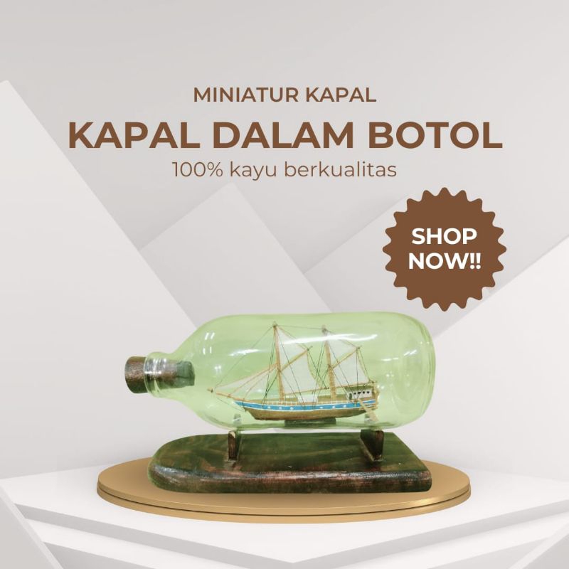 Jual kapal dalam botol | Shopee Indonesia
