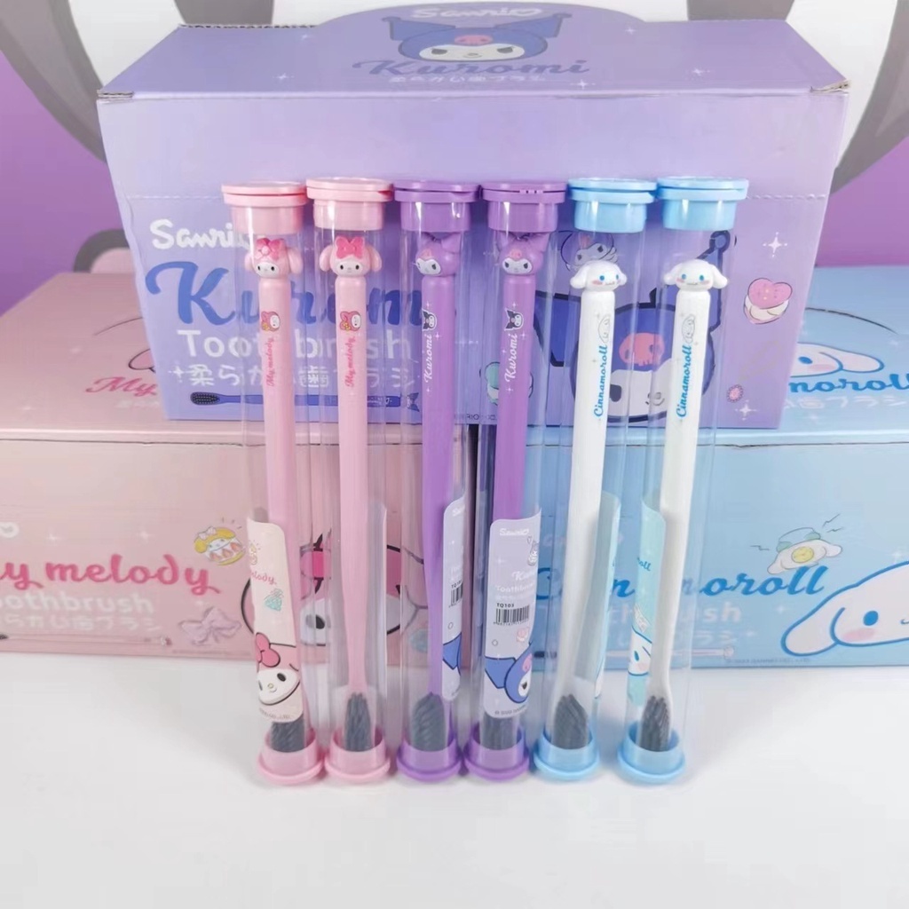 Jual Sikat Gigi Anak / Soft Bamboo Charcoal Tooth Brush Sanrio Premium ...