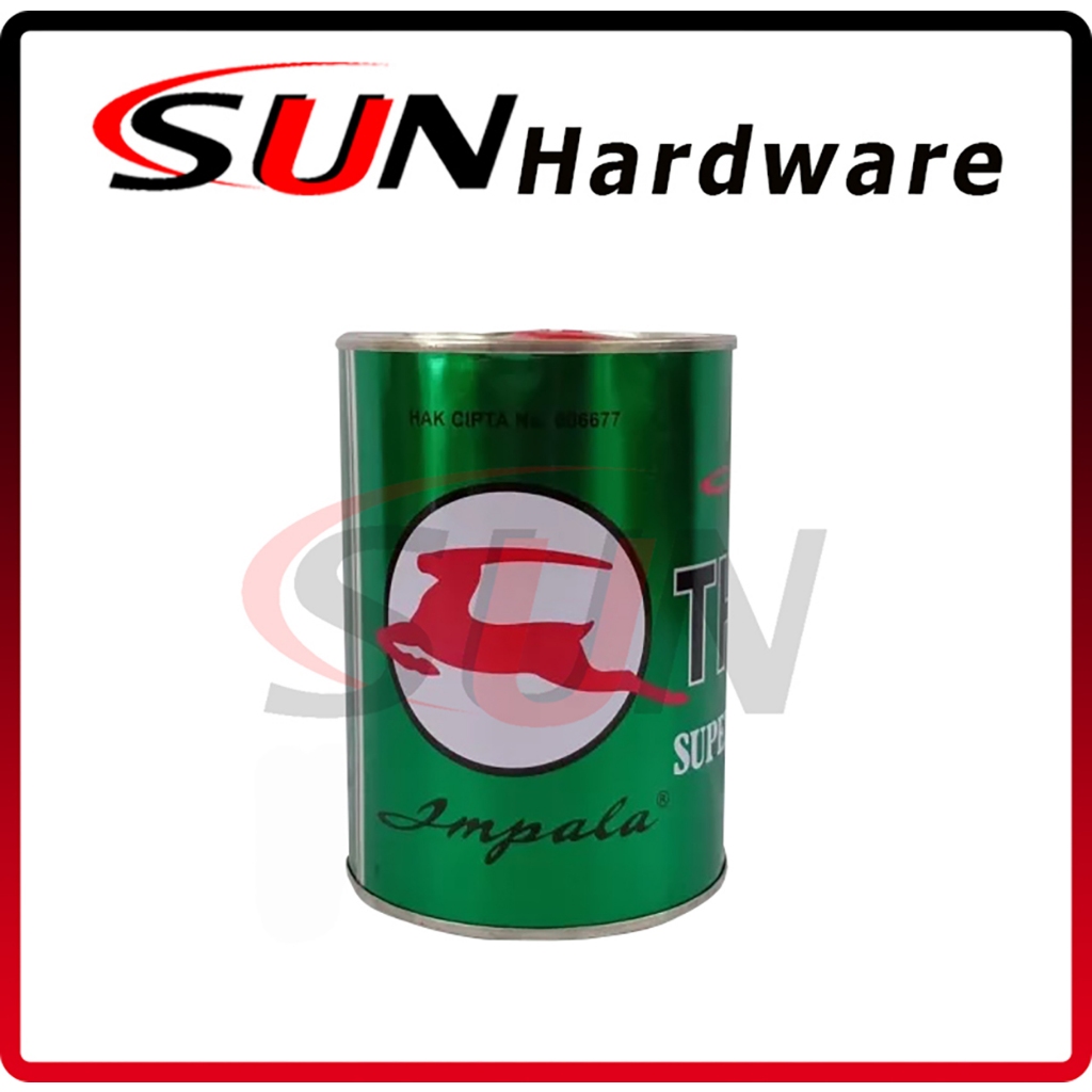 Jual Thinner Cap Impala 1 Liter Pengencer Cat Minyak Thiner Tiner Tinner | Shopee Indonesia