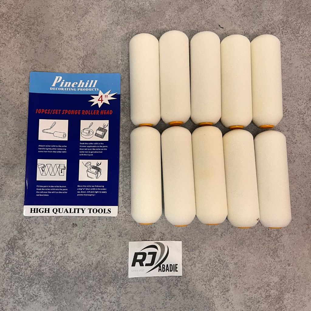 Jual Refill Isi Bulu Spons Sponge Kuas Roll Kapal Pinehill 4 Inch ...