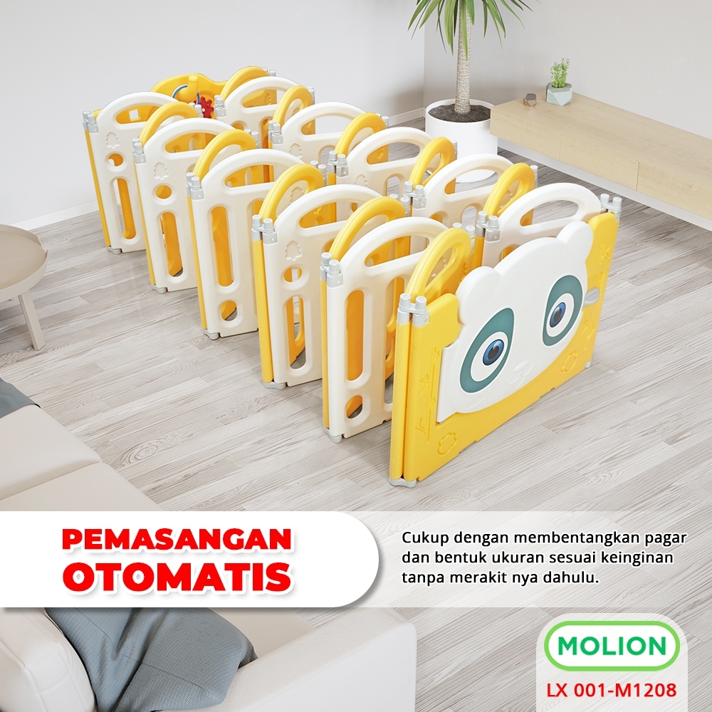 Jual MOLION Pagar Bayi Pagar Anak Playfence Pagar Pengaman Baby M1208 ...