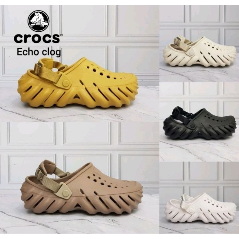Jual Crocs Echo / Sandal Pria Crocs Echo / Crocs Echo unisex | Shopee ...
