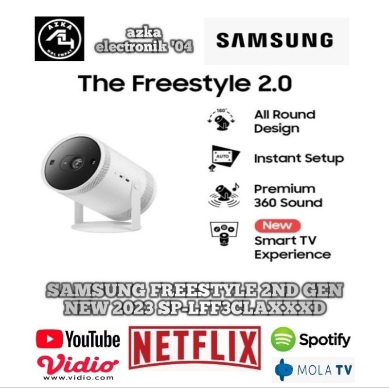 Jual SAMSUNG FREESTYLE 2ND GEN SP-LFF3CLAXXXD NEW 2023 | Shopee Indonesia