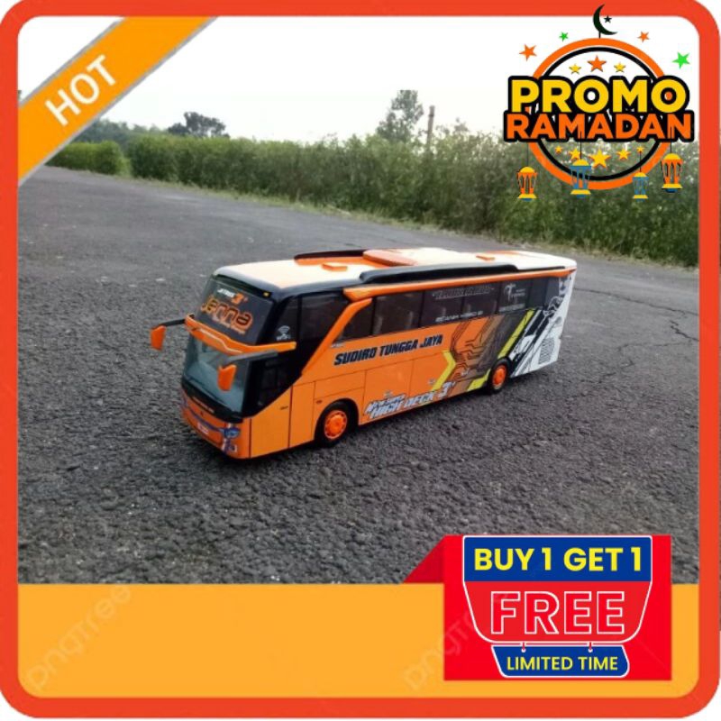 Jual BELI 1 GRATIS 1 Miniatur bus STJ JENNA 1/50 Paperbus / papercraft ...