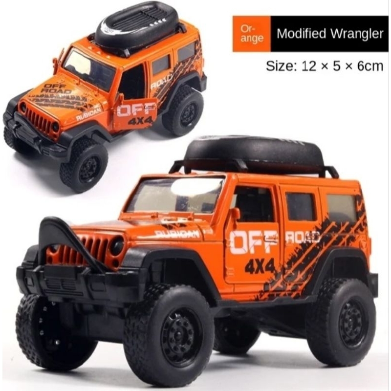 Jual Diecast Mobil Jeep Wrangler Rubicon Toyota Land Cruiser Die-cast ...