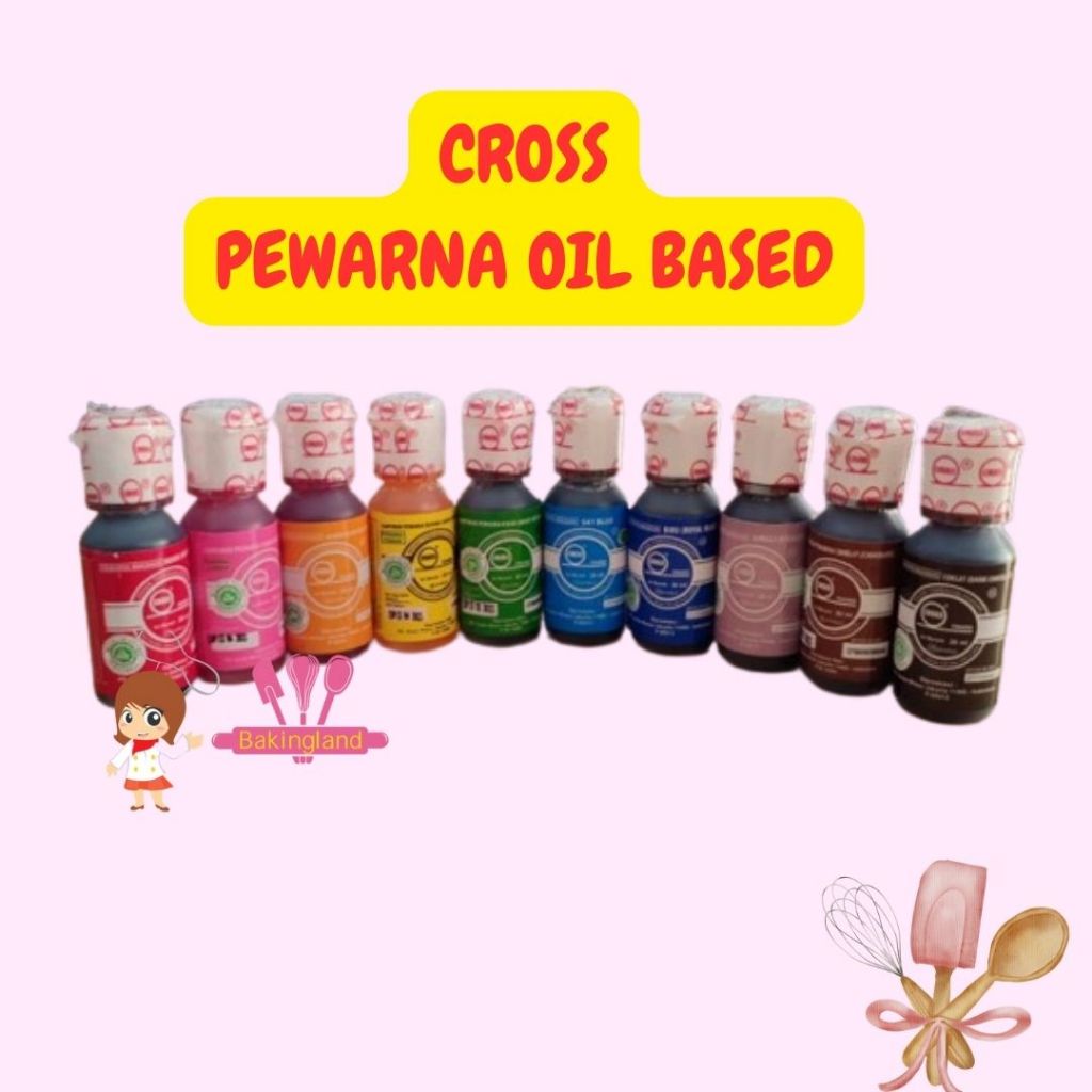Jual Pewarna makanan Cross Oil Based 20ml | Shopee Indonesia