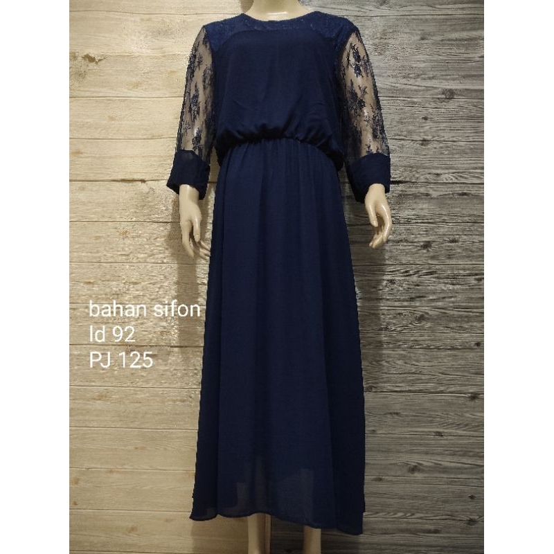 Jual Dress panjang/Dress vintage/Dress bunga bunga | Shopee Indonesia