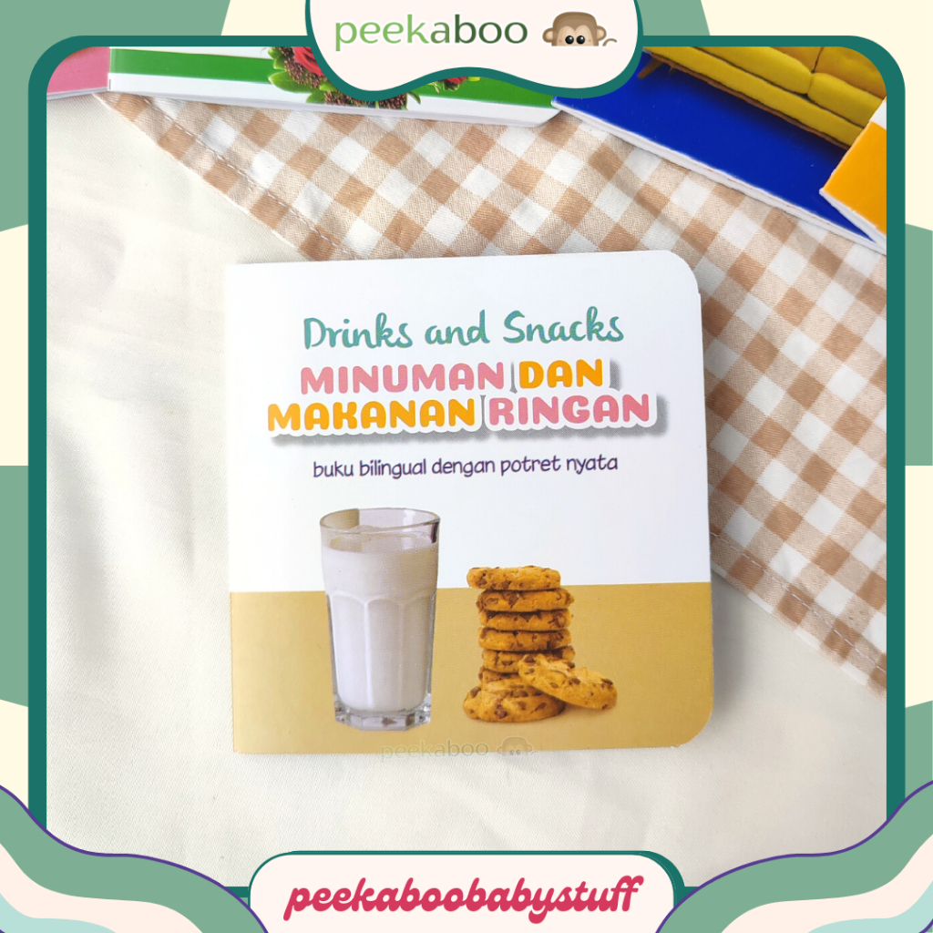 Jual MINI BOOK - TEMA MINUMAN & MAKANAN || BUKU PENGENALAN PENGETAHUAN ...