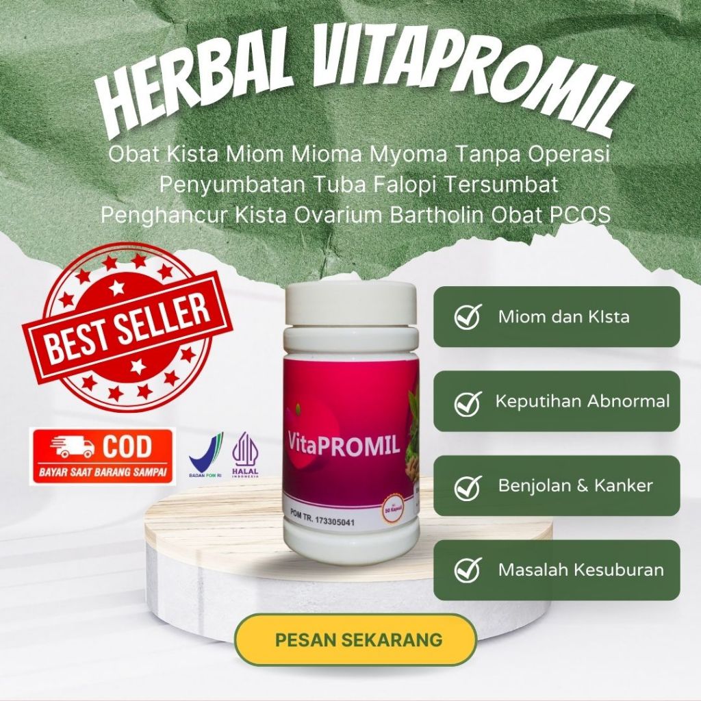 Jual Vitapromil Obat Promil Keputihan Gatal dan Bau Pelancar Haid Telat ...