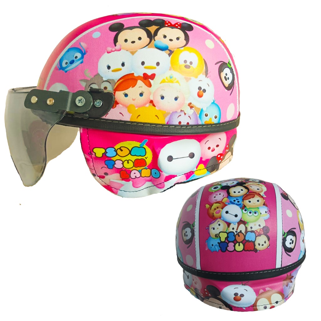 Jual Helm Anak Unyu-unyu Model Retro Karakter Bus [1 - 4 Tahun ...