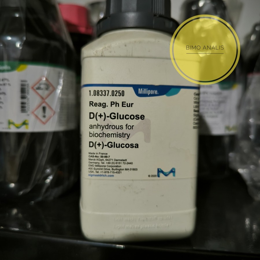 Jual D-Glucose Anhydrous 250gr Merck 108337 | Glukosa Anhidrat ANALIS ...