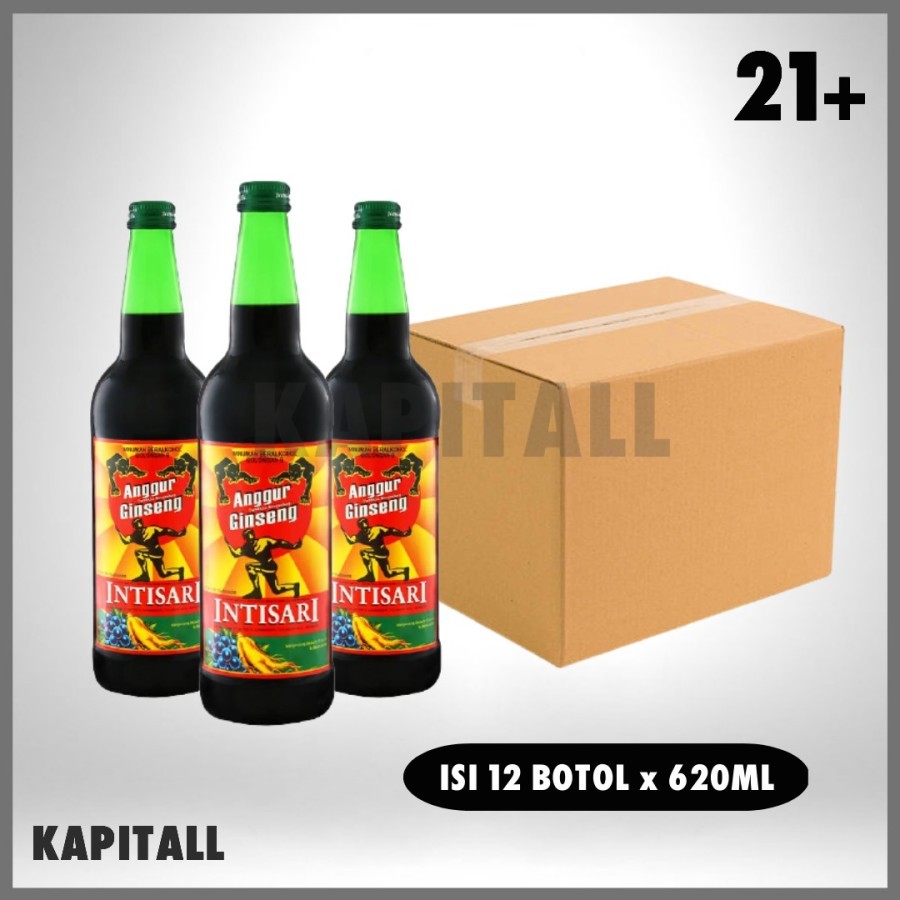 Jual ANGGUR GINSENG INTISARI ORANG TUA 1 DUS 12 BOTOL | Shopee Indonesia