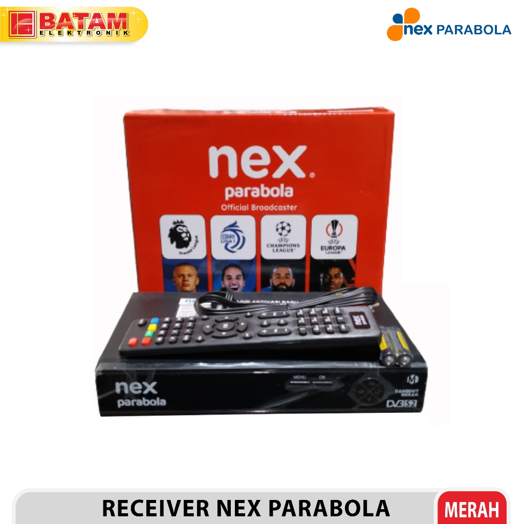 Jual Receiver Nex Parabola Merah | Shopee Indonesia