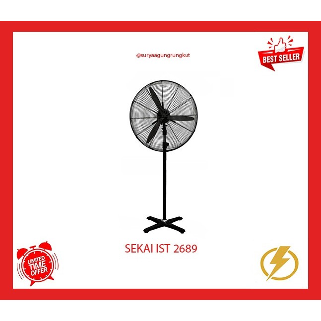 Jual STAND FAN INDUSTRI SEKAI 26 INCH - IST 2689 | Shopee Indonesia