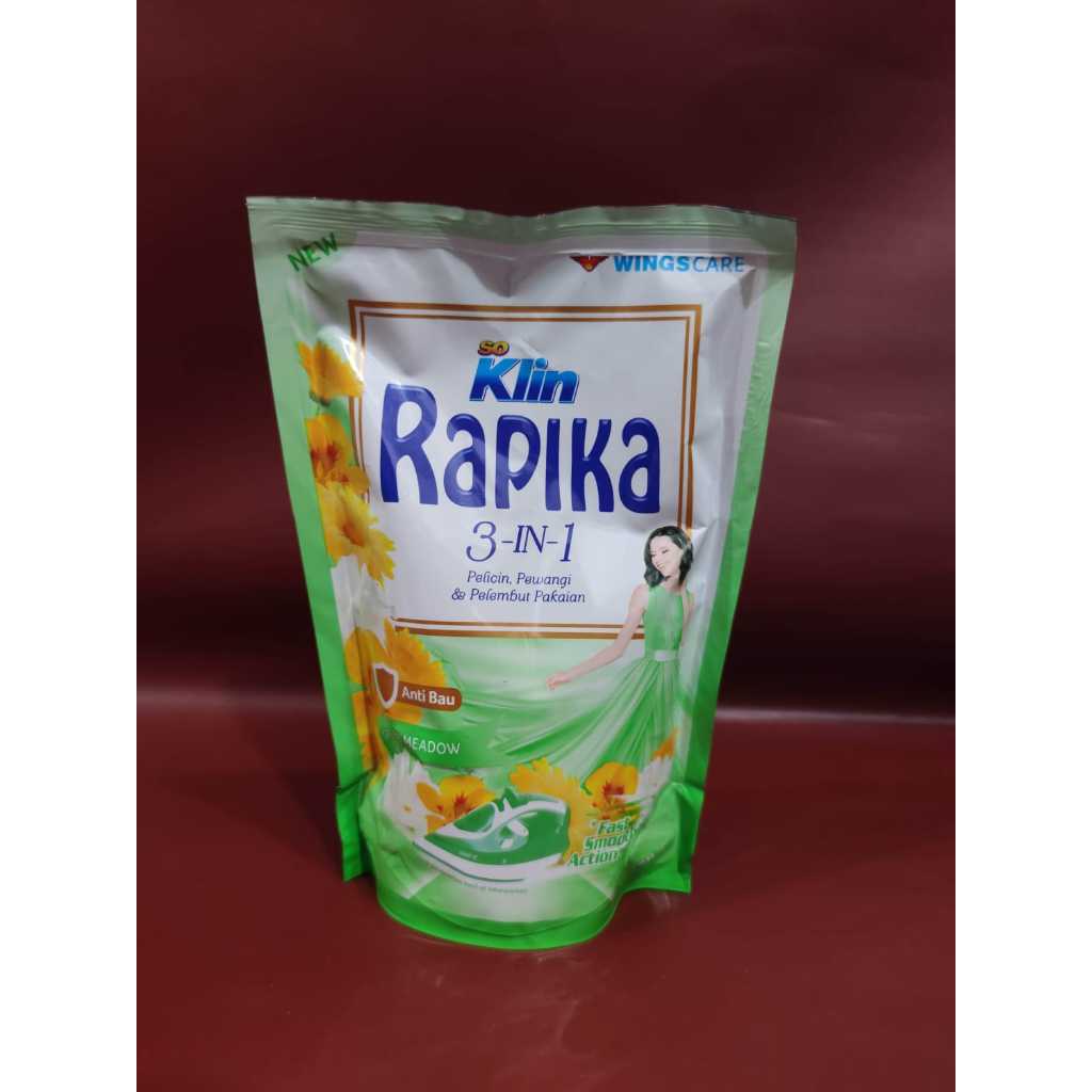Jual Rapika 3 in 1 So Klin Pelicin Pakaian 400 ml - Pewangi Setrika ...