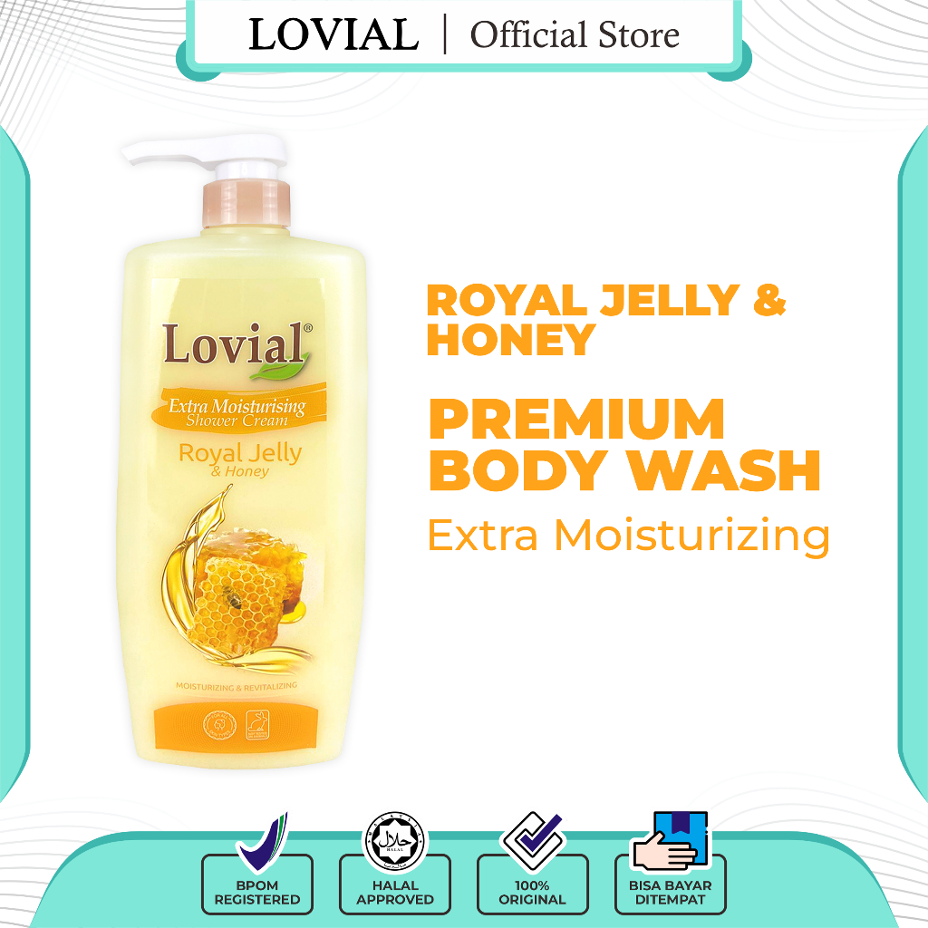 Jual Lovial - Shower Cream Royal Jelly & Honey - Sabun Mandi Cair Anti ...