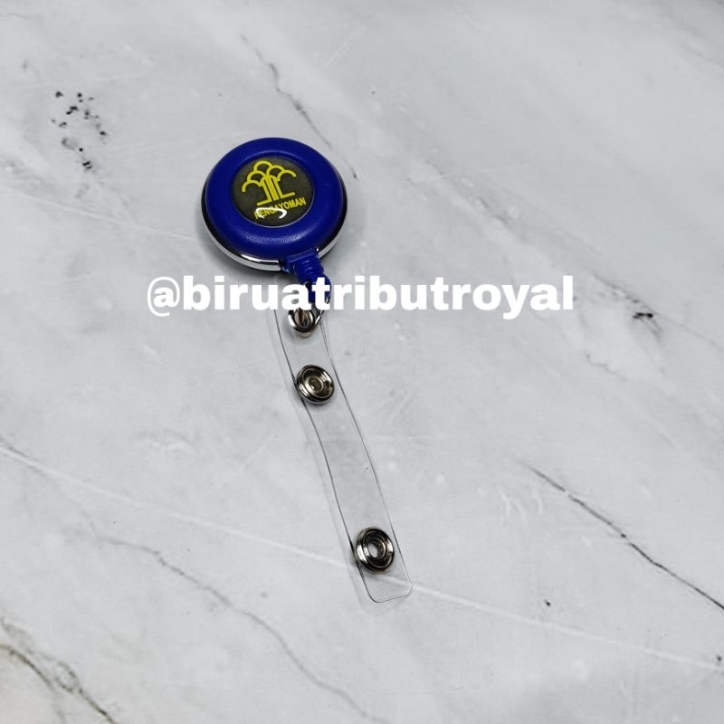 Jual YOYO ID CARD name tag hitam biru - KUMHAM | Shopee Indonesia