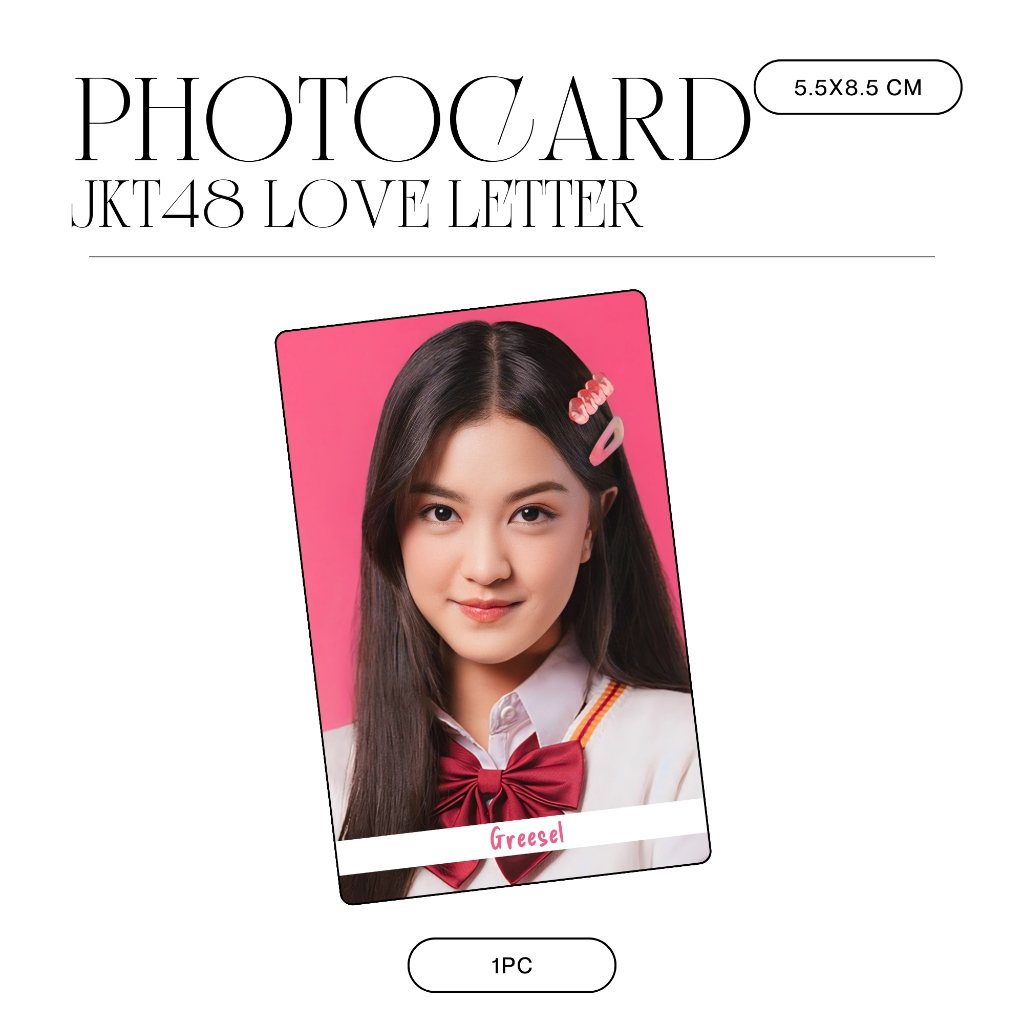 Jual PHOTOCARD JKT48 LOVE LETTER (HARGA 1 PCS + LAMINASI 2 SISI) JPOP CARDS IDOL UNOFFICIAL ADEL ...