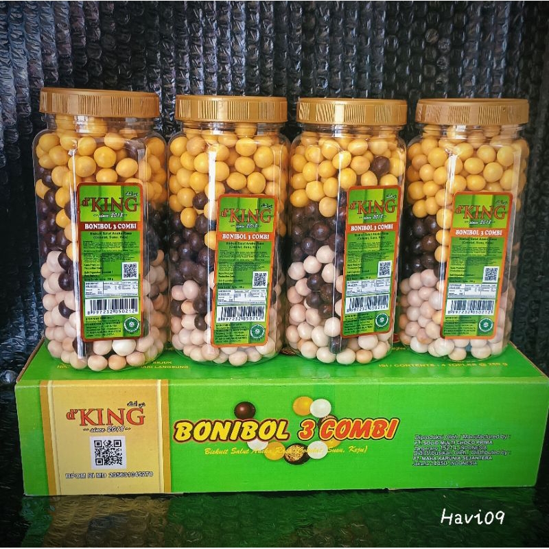 Jual Bonibol Cokelat 3 Combi 1 Dus ( Isi 4 Toples ) | Shopee Indonesia