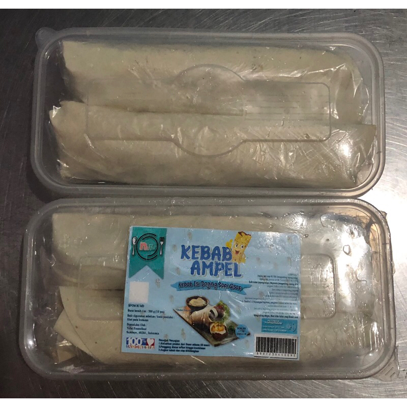 Jual KEBAB FROZEN BIG JUMBO 21CM makanan Naufizz Daging Ampel Special ...
