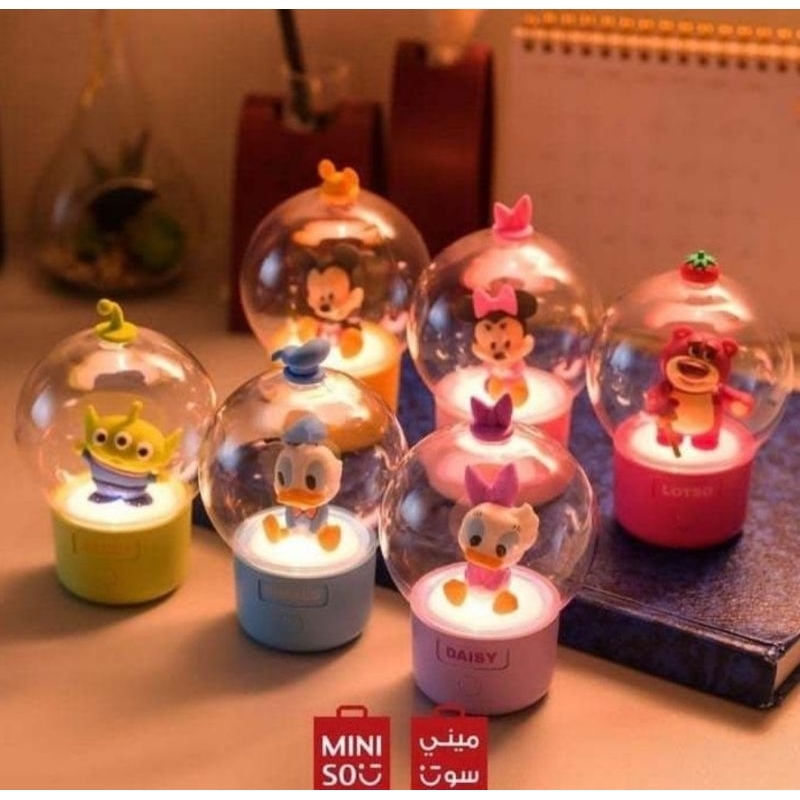 Jual OPEN PO MINISO DISNEY NIGHT LIGHT LED MICKEY MOUSE / MINNIE MOUSE ...