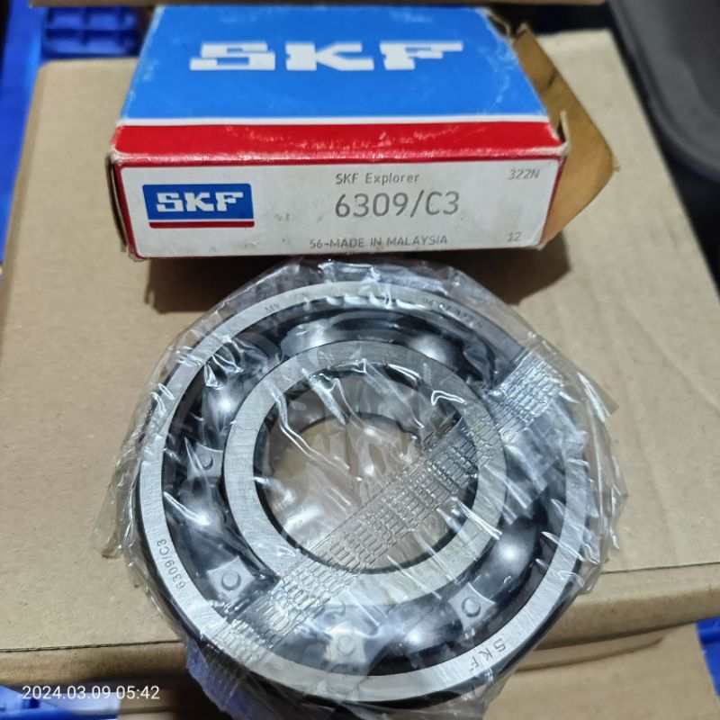 Jual 6309 C3 SKF Ball Bearing ( OPEN ) | Shopee Indonesia