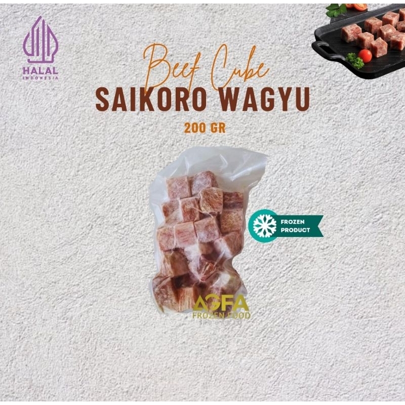 Jual Saikoro Beef - Wagyu Cube - Saikoro Kotak - Daging Empuk - Wagyu ...