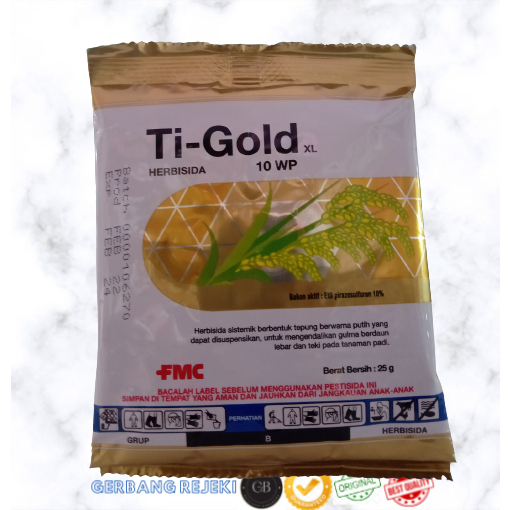 Jual HERBISIDA Tigold TI-GOLD 10 WP (Etil pirazosulfuron 10%) 25 gram ...