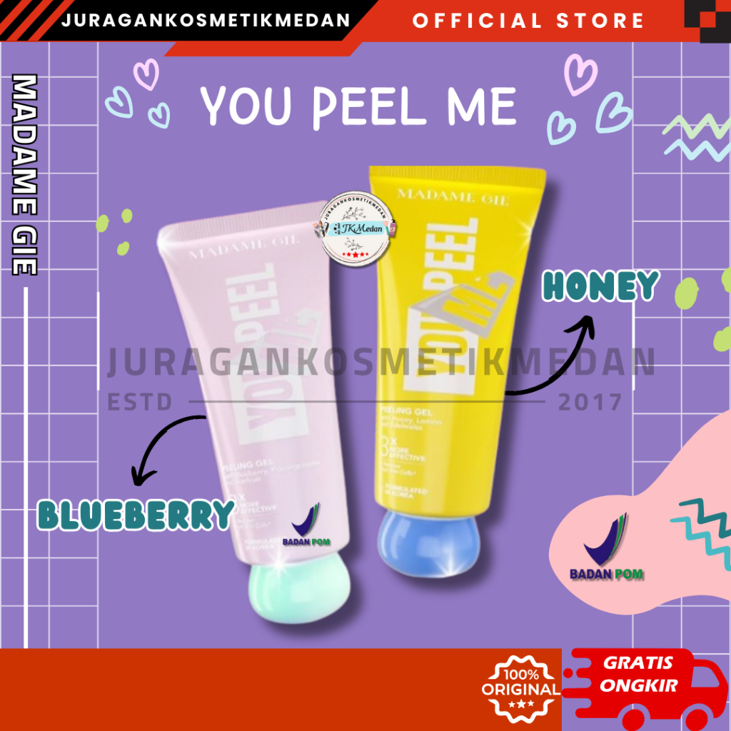 Jual MADAME GIE YOU PEEL ME PEELING GEL WAJAH EXFOLIATING EKSFOLIASI ...