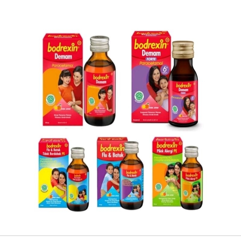 Jual Bodrexin Anak Demam, flu & Batuk, Pilek Alergi 56 ml. | Shopee ...