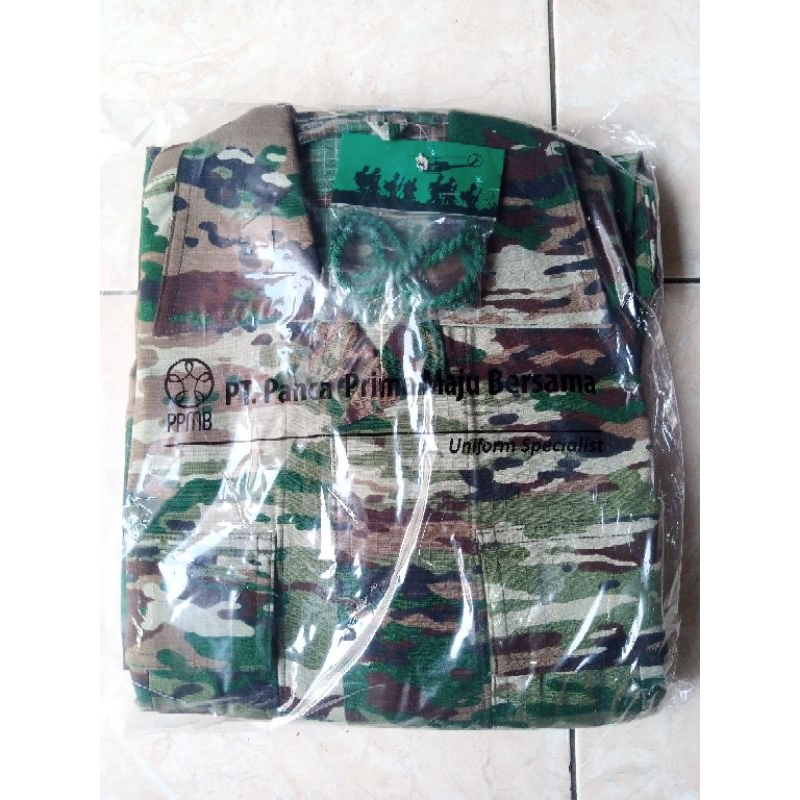 Jual baju pdl doreng jatah ABRI baru...ori | Shopee Indonesia