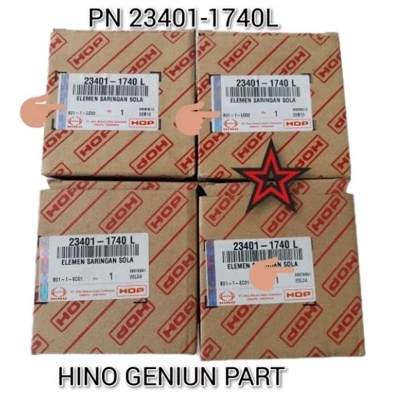 Jual filter solar saringan hino dutro fb130/fb2 wglz 23401-1740L ...