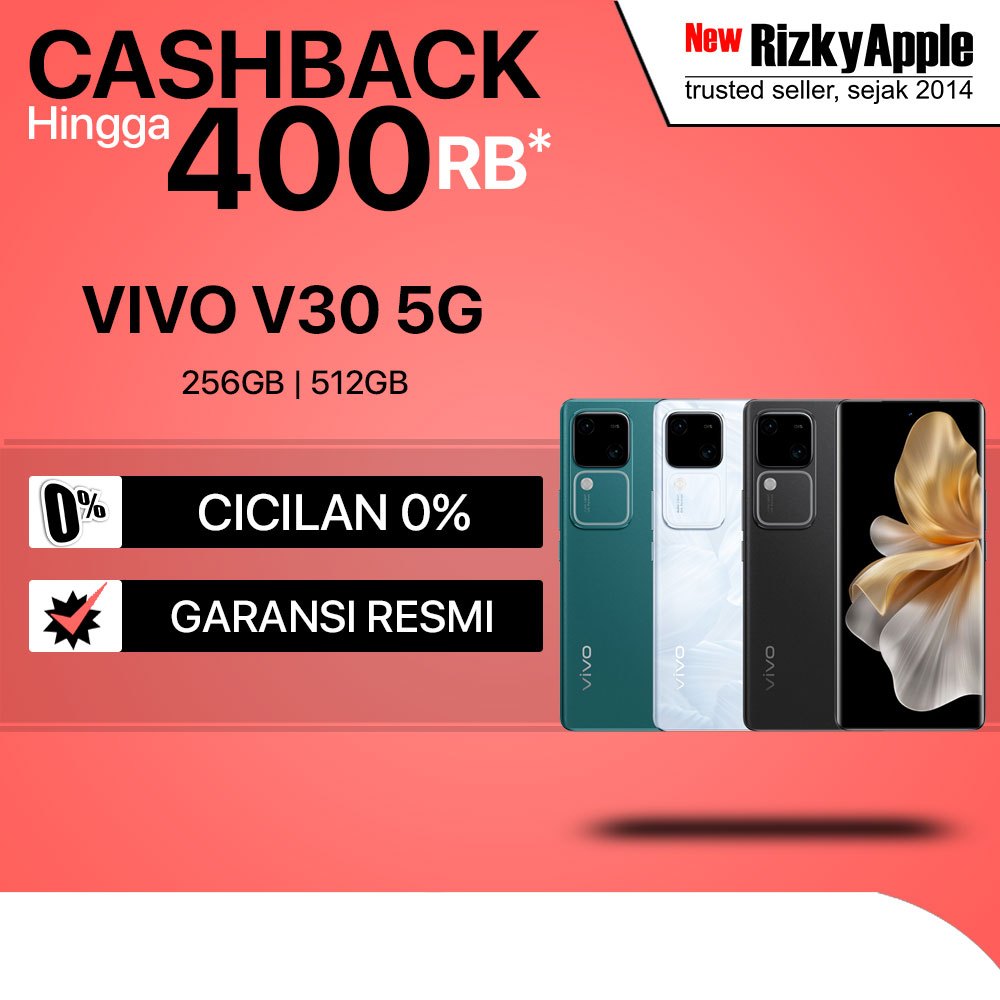Jual Vivo V30 5G 8GB 256GB / 12GB 512GB Garansi Resmi V 30 Not Pro | Shopee Indonesia