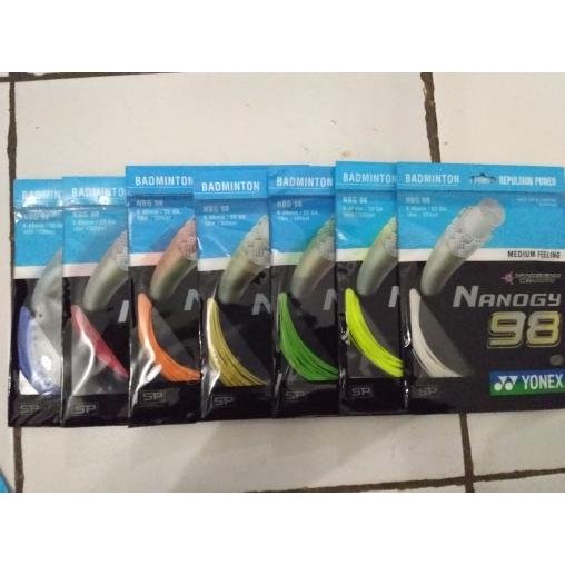 Jual SENAR RAKET BADMINTON YONEX NANOGY 98 ORIGINAL 100% | Shopee Indonesia