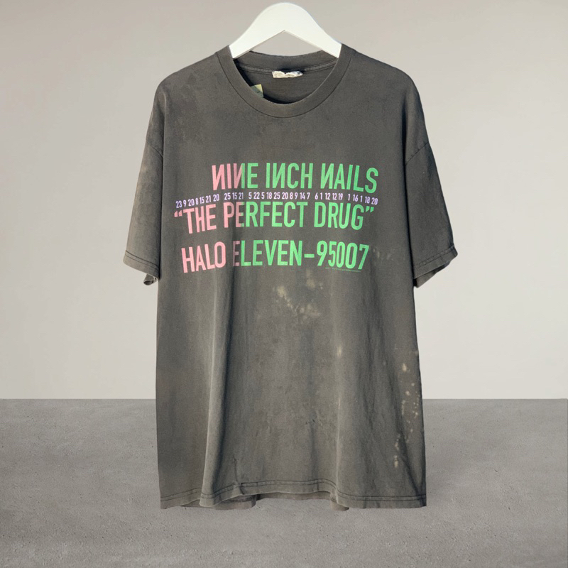 Jual NINE INCH NAILS - THE PERFECT DRUG ©1997 (XL) KAOS BAND VINTAGE ...