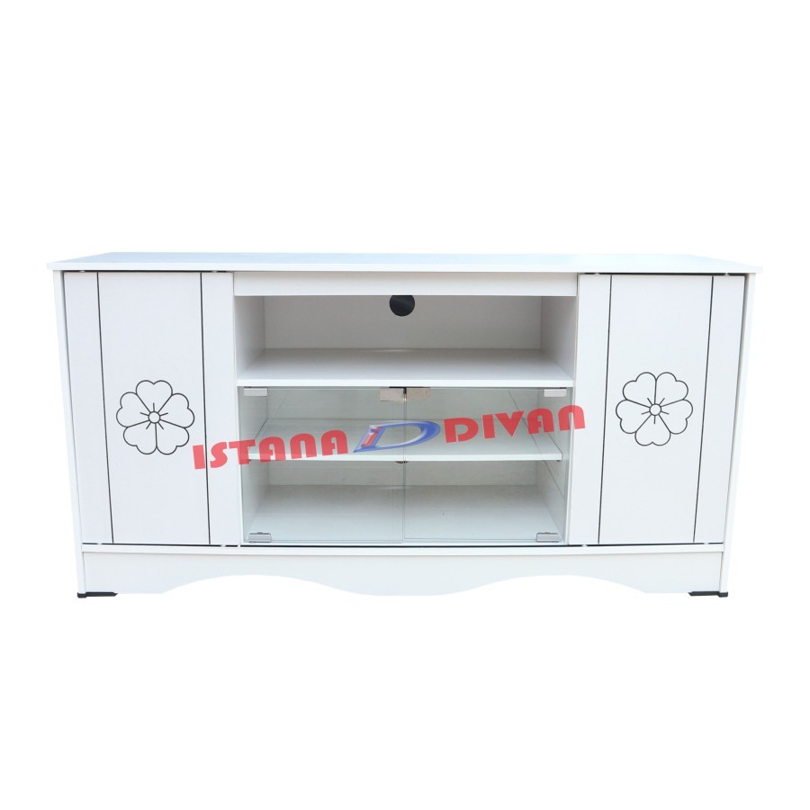 Jual Meja tv sliding minimalis putih 07 | Shopee Indonesia