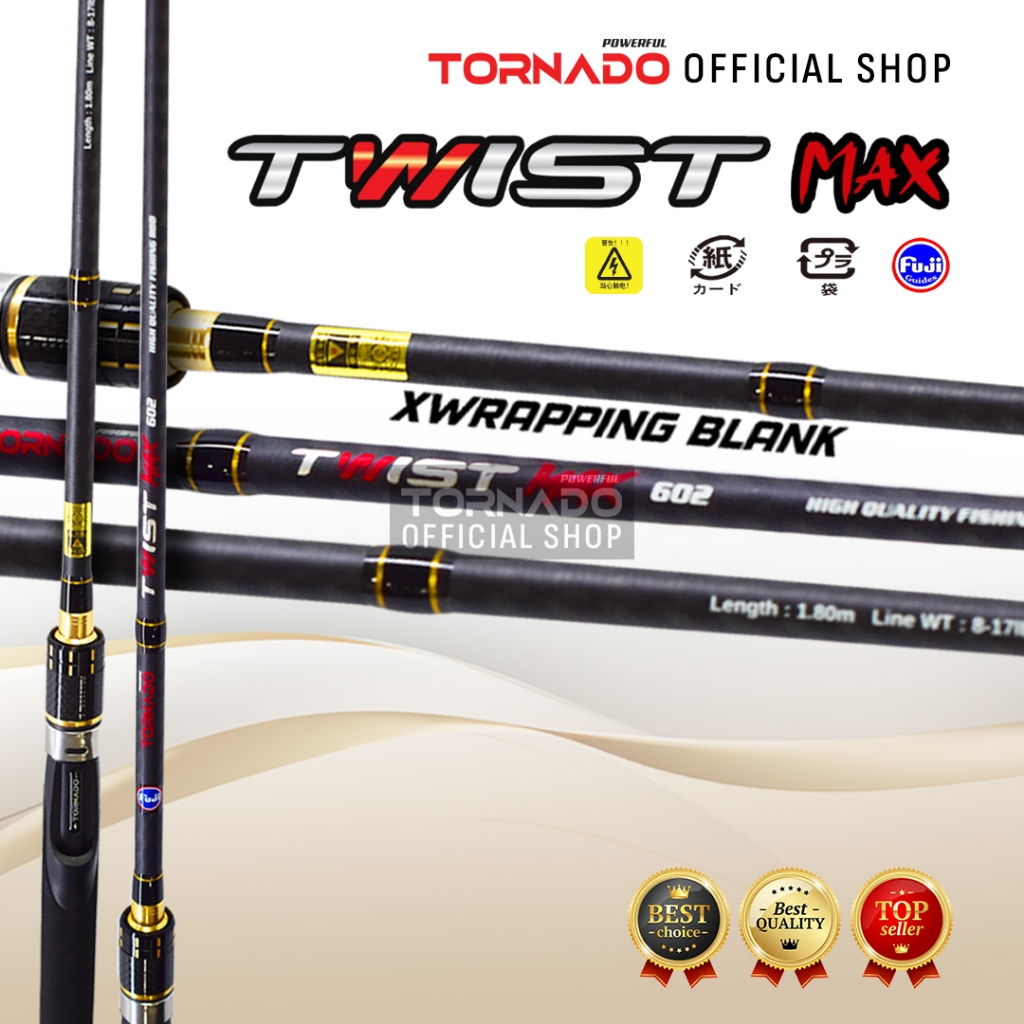Jual Tornado Joran Pancing Spinning Twist Max 168cm - 180cm Carbon X ...