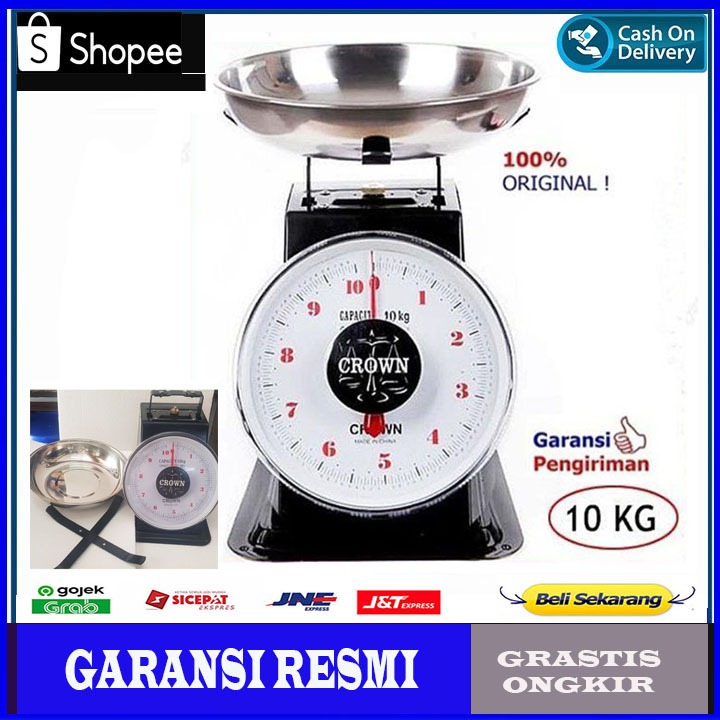 Jual Timbangan Duduk Timbangan Buah Timbangan Analog 5 10 15 20 Kg CROWN prmo | Shopee Indonesia