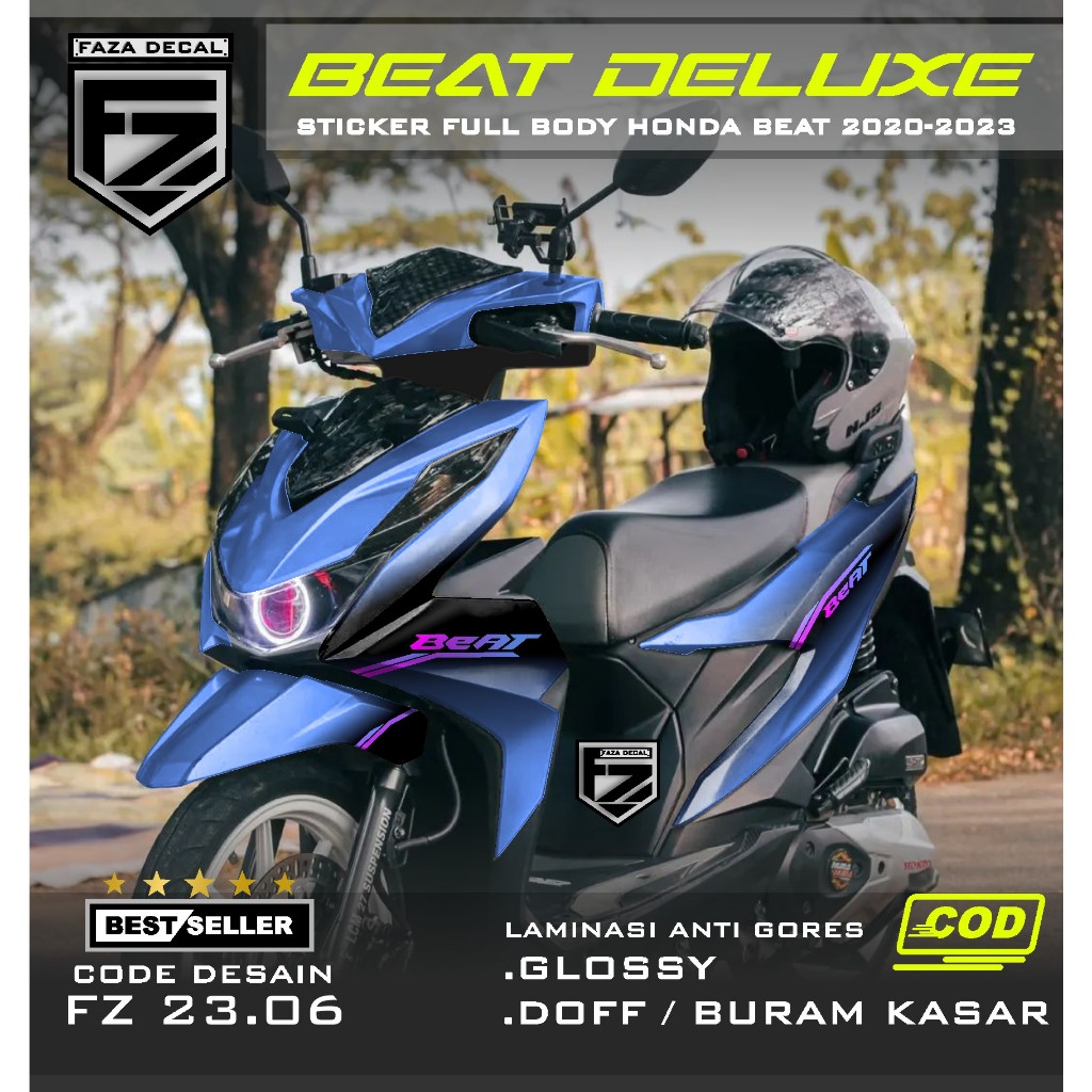 Jual (COD)Decal sticker beat deluxe 2020 2021 2022 2023 2024 full body ...