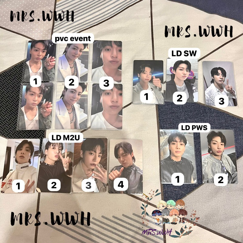 Jual READY STOK PC OFFICIAL JK GOLDEN LD PWS M2U PST SW BTS JUNGKOOK LUCKY DRAW PHOTOCARD ...