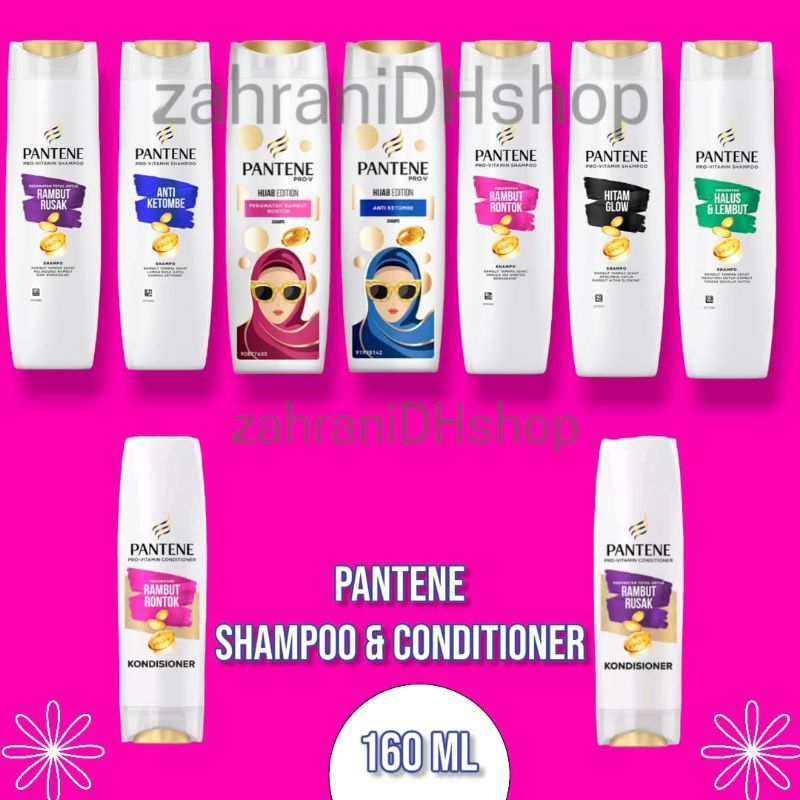 Jual PANTENE Shampoo & Conditioner 160ml all varian | Shopee Indonesia