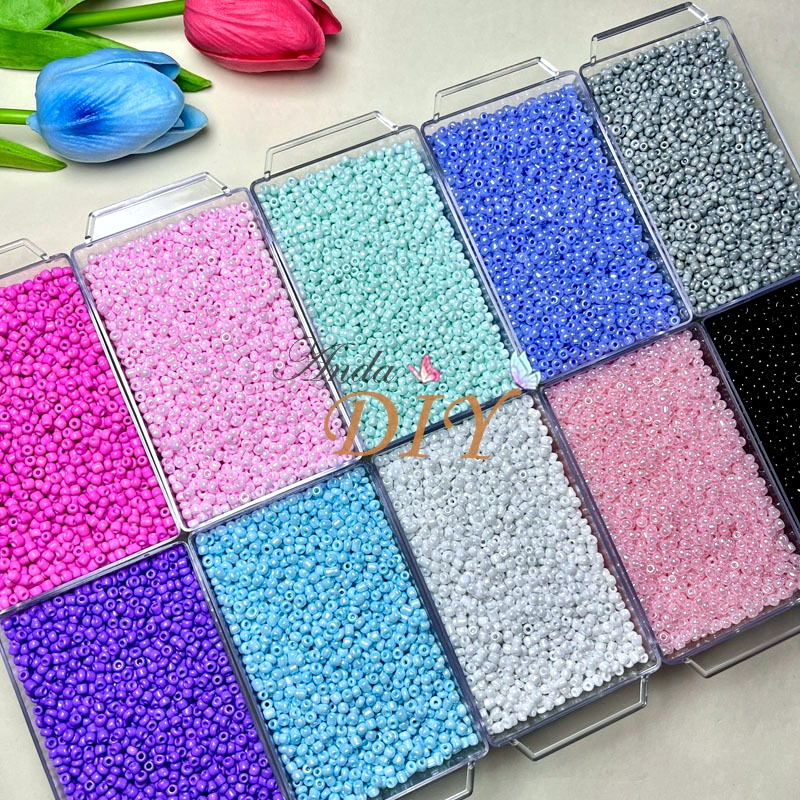 Jual Manik Payet Pasir 3mm 8/o Manik mote Bahan DIY 15gr | Shopee Indonesia